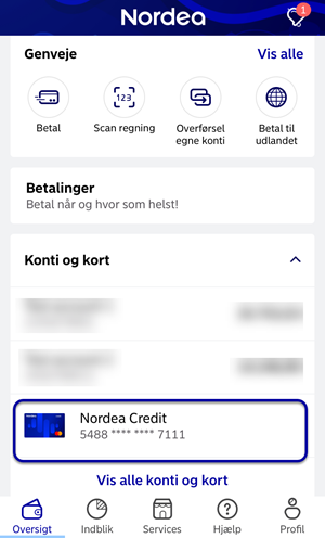 Mastercard med geografisk sikkerhed | Nordea