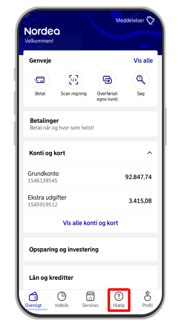 Hvis du ringer via Mobilbank, kommer du hurtigere igennem | Nordea